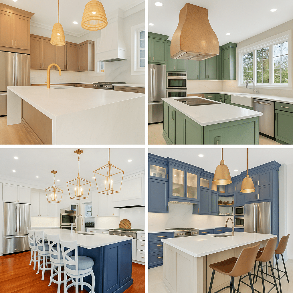 Trending Kitchen Colors & Styles: 4 Bold Looks That Homeowners Love in 2025